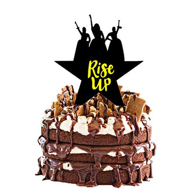 Acrylic Hamilton Cake Topper with Rise Up for American Musical Birthday ...
