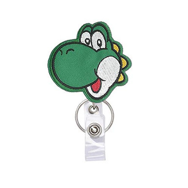 Dinosaur Badge Reels Retractable with Alligator Clip and Key Ring 24 ...