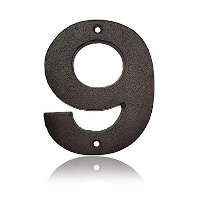 Cast Iron House Numbers-4_9 Inch High Home Address NumbersMailbox ...