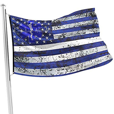 FSFLAG EMS EMT American Flag Star of Life Emblem Life Line - Seven ...