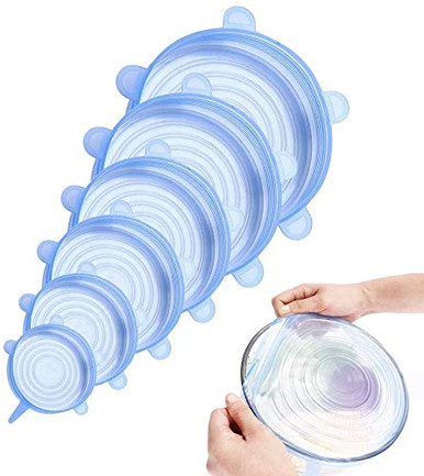 Colorsa Miracle Lids Silicone Stretch Lids6Pack 6 Size Reusable Durable ...