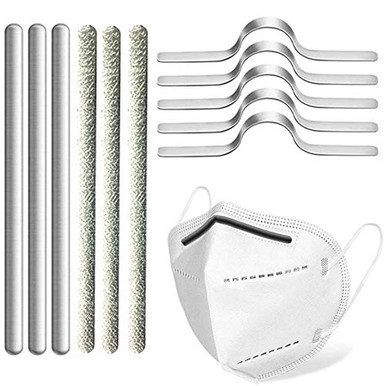 FVANOR Aluminum Strip Hot Melt Adhesive Nose BridgeFlat Nose Bridge Bar ...