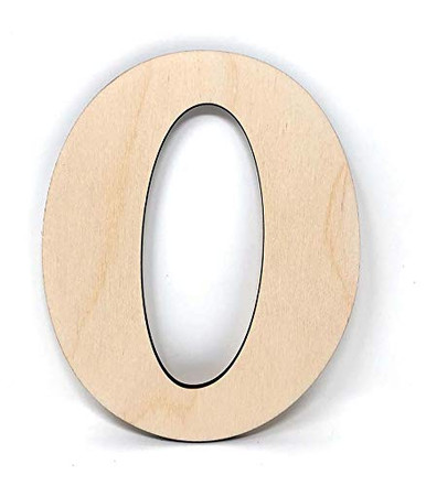 Gocutouts 9 Wooden Letter O Cutouts Unfinished Wooden Letters Style 3 9 ...