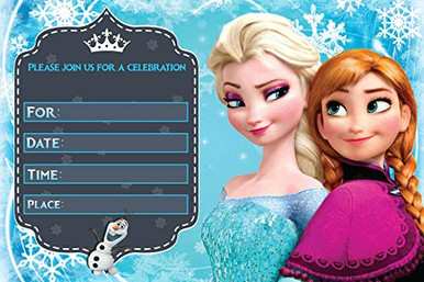 Happy Choice Frozen Invention Cards - Happy Birthday Fill-in 20 ...
