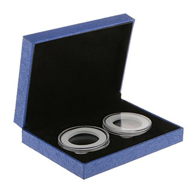 LoveinDIY Double Coin Display Case Collectible Presentation Box for ...
