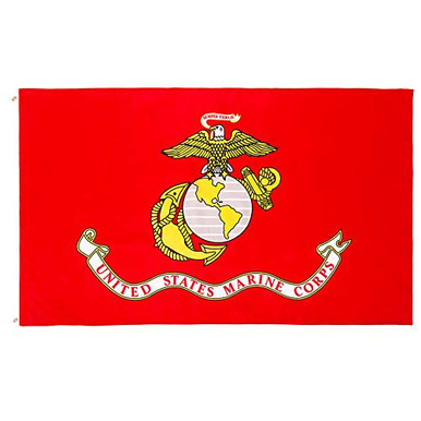 Volta American Marine Corps Flag 3X5 ft Outdoor- USMC Flags Heavy Duty ...