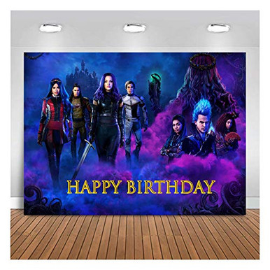 Cartoon Character Descendants Happy Birthday Theme Photography ...