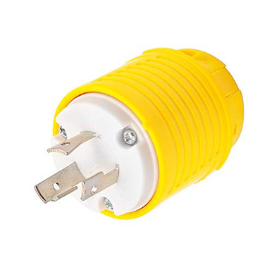 RVGUARD Industrial Grade 20 Amp 125V Locking Plug NEMA L5-20P 2P 3W ...
