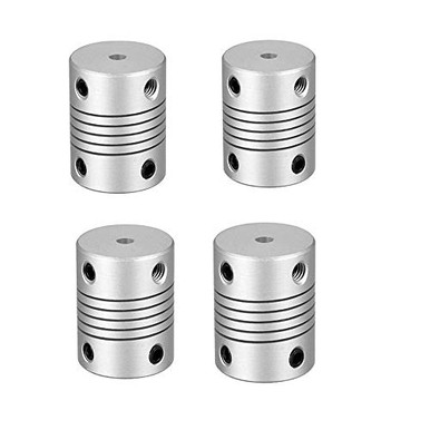 Xnrtop 4mm to 4mm Shaft Coupling 25mm Length 19mm Diameter Stepper ...