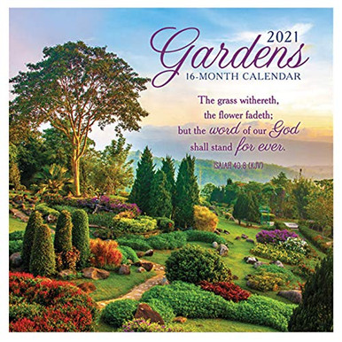 B-THERE 16 Month Premium Christian Wall Calendar 2021 Each Month ...
