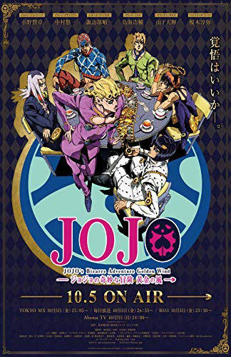 Inked and Screened JoJos Bizarre Adventure Golden Wind Poster Anime ...