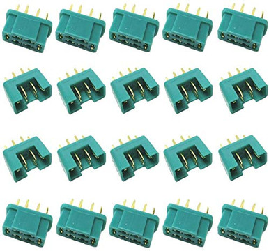 20 Pairs MPX Multiplex Connectors 6 Pin MPX Plug Male and Female for RC ...
