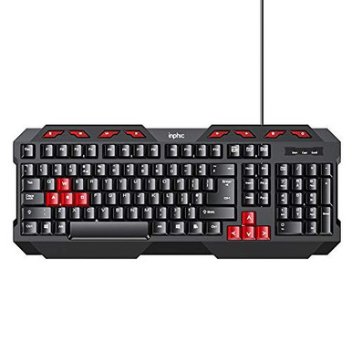 USB Keyboard Wired Full Size Keyboard with 112 Keys Numeric Keypad ...