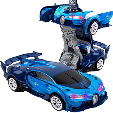 Toytykes RC Car Robot for Kids 2_4GHz Transforming Remote Control Robot ...