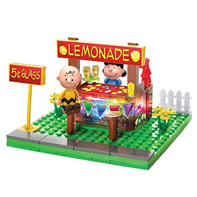 Lite Brix The Peanuts Movie Lemonade Stand Building Set ...