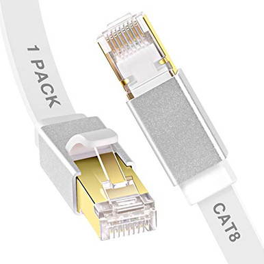 20 ft Ethernet Cable GLANICS Cat 8 Network Internet Cable Flat LAN Cord ...