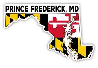 Prince Frederick Maryland State Shape Vinyl Decal Sticker Large 8x8 ...