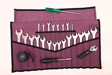 22 Pocket Wrench and Tool Roll Up Pouch Organizer Bag Handmade H_W_ 16 ...