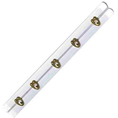 Supersenter 16 Inch White Corset Busk with Gold Buttons - Spring Steel ...