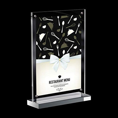 JKGHK Acrylic Sign Holder Acrylic Display Stand T-Shaped Display Rack ...