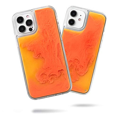 SteepLab Flowing Neon Sand Liquid Case for iPhone 12 and iPhone 12 Pro ...