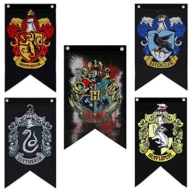 Harry Potter House Wall Flag 20x12 Ultra Premium Double Layered Indoor ...