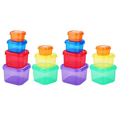 Gojiny Portable 21 Day Portion Control Container Kit 14 Pcs with Recipe ...