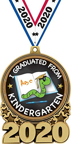 I Graduated from Kindergarten Double Action 2020 Medals 3 Gold ...