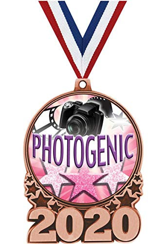 Crown Awards Beauty - Photogenic Mylar Medals - 3 Bronze Double Action ...