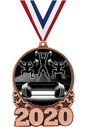 Crown Awards Bodybuilding Medals - 3 Bronze Double Action 2020 ...