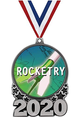 Crown Awards Rocketry Medals - 3 Silver Double Action 2020 Rocketry ...