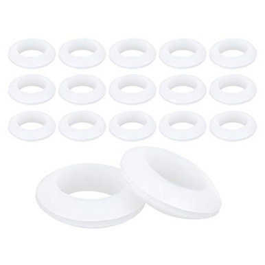 X AUTOHAUX 250pcs 20mm Rubber Grommet Eyelet Ring Gasket Double Side O ...