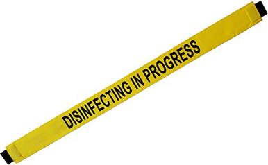 Disinfecting in Progress Safety Sign with Magnetic Ends - Fits up to a ...