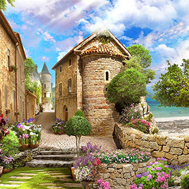 AlTalent Stone Vintage Castle Puzzle -1000 Piece Jigsaw Puzzle for ...