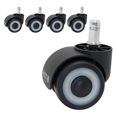 H and ZT 2 Office Wheels Set of 5 Replacement Casters for Furniture ...