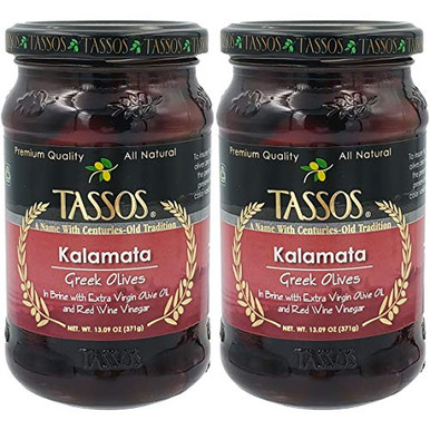 Tassos Kalamata Greek Olives In Brine With Extra Virgin Olive Oil and ...