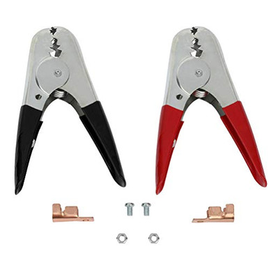 ECCPP 2 Pcs 600 AMP Battery Booster Cable Parrot Clamps Heavy Duty ...