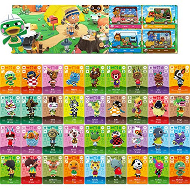 40 Pcs NFC Tag Cards for Animal Crossing New Horizons Mini Game Cards ...