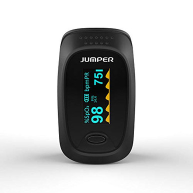 Fingertip Pulse Oximeter Blood Oxygen Saturation Monitor SpO2 with ...