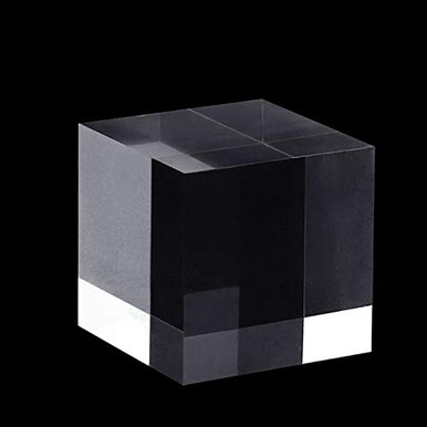 JKGHK Acrylic Display Stand Cube Transparent Display Stand Can be Used ...