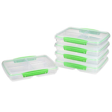 Sistema to Go Multi Split Meal and Food Dividers and Clips 820ml BPA ...