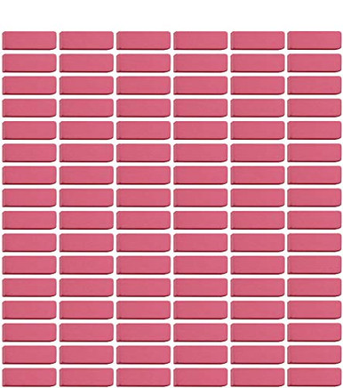 WA Portman 96 Pink Erasers Bulk Pack - Pink Erasers for School Office ...