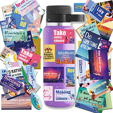Motivational Stickers for Water Bottles Inspirational Stickers for ...