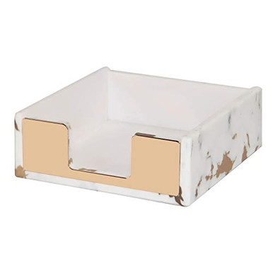 MultiBey Sticky Notes Pad Holder Memo Dispensers Rose Gold with Marble ...