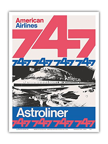 Boeing 747 Astroliner - American Airlines - Vintage Airline Travel ...