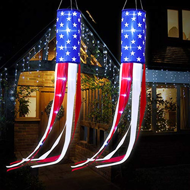 American Flag Windsock US Stars and Stripes Windsock Star Hanging ...
