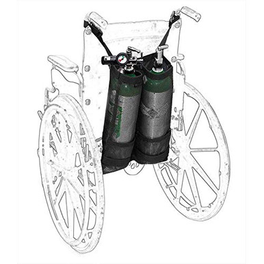 Wheelchair Oxygen Cylinder Bag - O2 Tank Carrier Backpack Holder ...