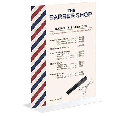 Office Depot Stand-Up Sign Holder Vertical 11in.H x 8 12in.W 69201 ...