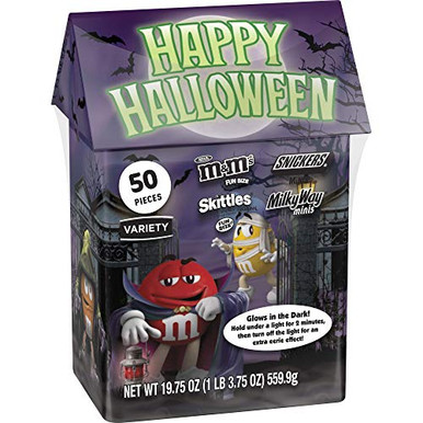 M and MS SNICKERS MILKY WAY and SKITTLES Fun Size Halloween Candy ...