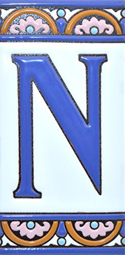 House letters 6 inch. Handpainted house letter tiles for signs ...